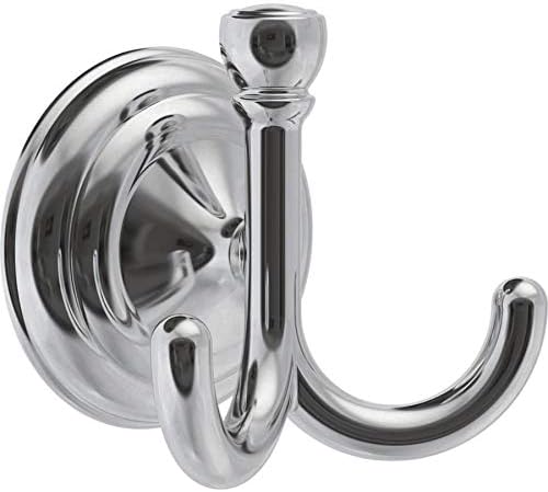 Amazon.com: Delta Windemere 2-Hook Polished Chrome Robe Hook WIN35-PC1 ...