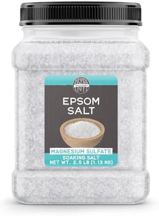 Amazon.com: Pure Original Ingredients Epsom Salt (10 lb) Pure Magnesium Sulfate, Food Grade ...