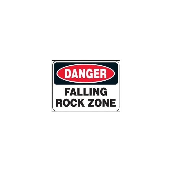 Falling Rock Zone Sign