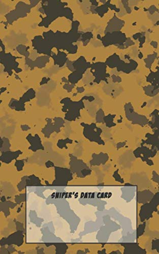 Buy sniper’s data card: Shooting Log Book,Shooting Logbook,Target ...