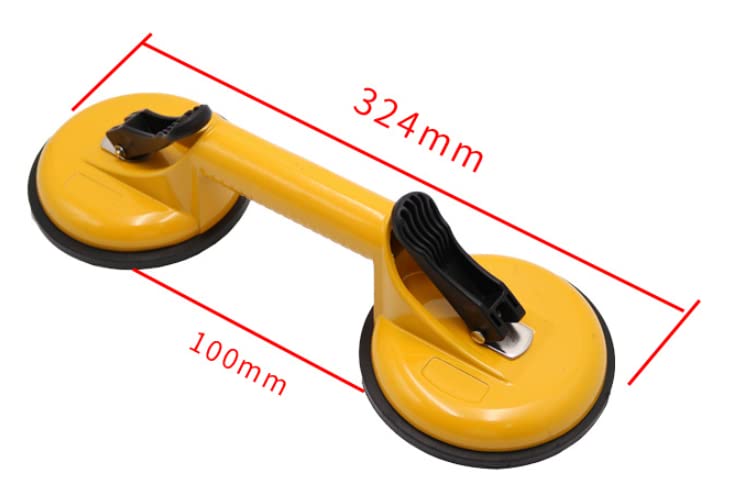 Heavy Duty Aluminum Double Handle Suction Cup Plate Professional Glass ...