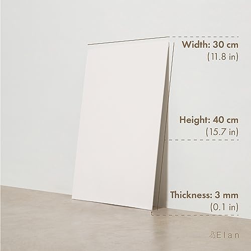 Elan Cotton Canvas Panels 30×40 CM, 8-Pack Canvas Boards for Painting ...