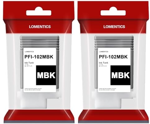 Amazon.com: PFI-102 Ink Tank (2PK, Matte Black) Loment CompatiblePFI ...