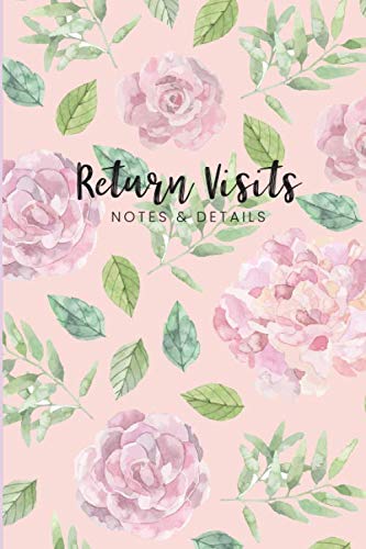 Return Visits Notes and Details: Field Service Organizer for Jehovah's ...