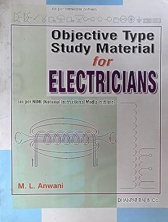 Buy Objective Type Study Material For Electricians By ML Anwani NVB++++ Book Online at Low ...