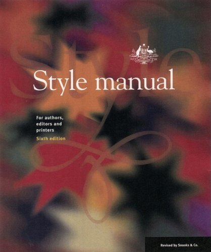 Amazon | Style Manual: for Authors, Editors and Printers | Dcita, Dcita ...