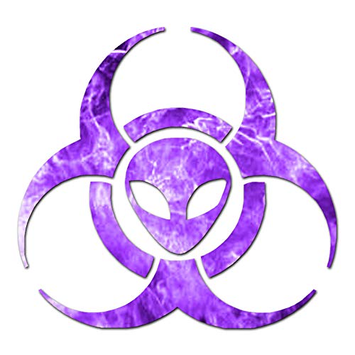 Purple Biohazard Symbol