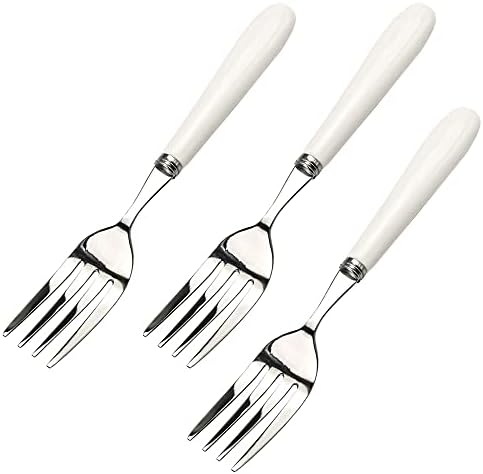 Amazon.com: 17cm 6.8inch 3pcs 4-Tine Forks Fine 18/10 Stainless Steel ...