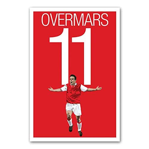 Amazon.com: Marc Overmars Poster - Arsenal Soccer Art : Home & Kitchen