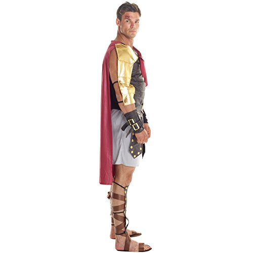 Mens Roman Gladiator Costume Empire Centurion Uniform Spartan - Want It All