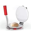 Stainless Steel Roti Maker Press with Red Handle, Manual Puri and ...