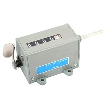 Amazon.com: 5 Digit Number Mechanical Counter, Mechanical Rotating 5 ...