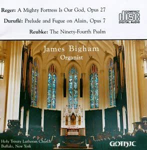James Bigham, Reger, Durufle, Reubke - Organ Recital - Amazon.com Music