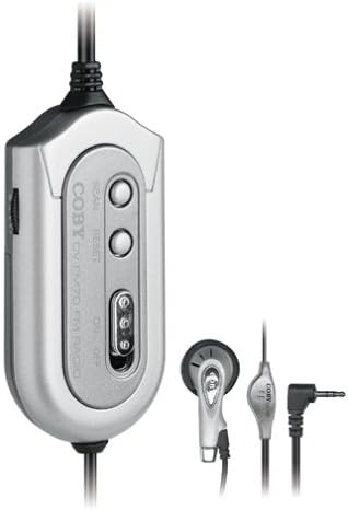 Coby CVFM70 Hands-Free EP w/Microphone & Built-in FM Scanner Radio: Buy ...