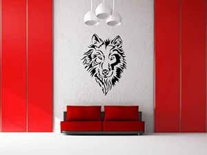 Wolf Vinyl Wall Decal Sticker Graphic By LKS Trading Post : Amazon.ca: Home