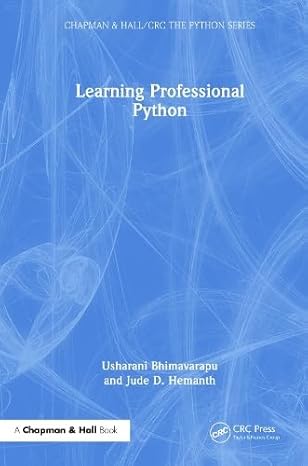 Learning Professional Python: Two Volume Set: Amazon.co.uk: Bhimavarapu, Usharani, Hemanth, Jude ...