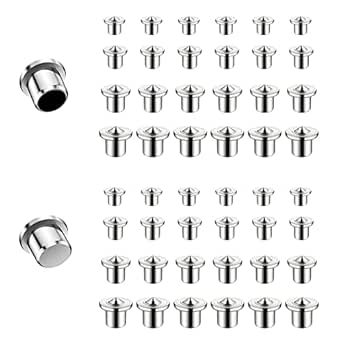 ELANE 48 Pcs Dowel Centering Pins,Metal Dowel Pins Dowels for ...