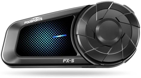 Amazon.com: Fodsports FX-S Motorcycle Bluetooth Headset V5.4, 2-Way ...