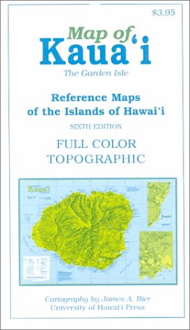 Map of Kaua'I the Garen Isle: Reference Maps of the Islands of Hawai'I ...