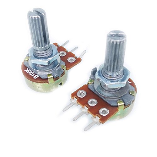 Snapklik.com : 10pcs 2K Ohm Linear Taper Rotary Potentiometer Panel Pot ...