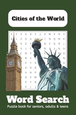 Cities of the World Word Search Puzzle Book: Word Searches with Easy to ...