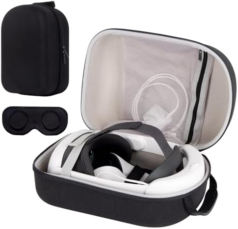 XINGFUDAO Case for Meta Quest 3 VR Headset with Elite Straps & Gaming ...