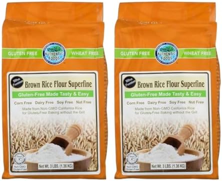 Amazon.com : Authentic Foods Superfine White Rice Flour - 3lb ...