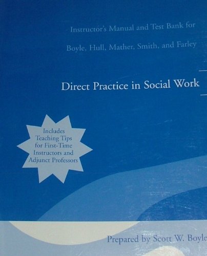Direct Practice in Social Work: Scott W. Boyle: 9780205464043: Amazon ...