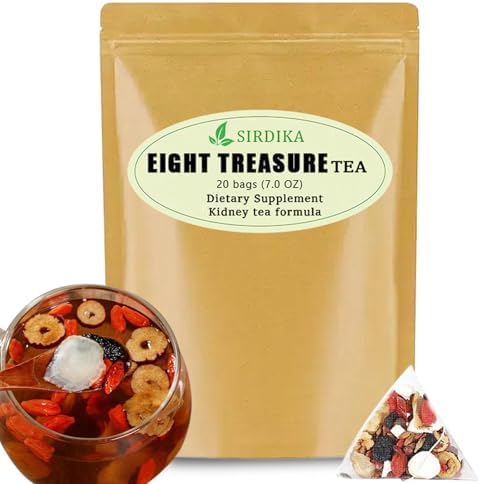 Amazon.com : Ginseng-Infused Eight Treasure Tea, Kidney Tea formula ...