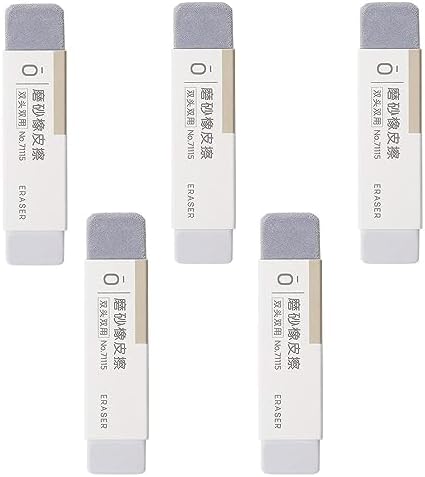 Amazon.com : Frosted Eraser 5PCS Sand Eraser Matte Eraser Gel Pen ...