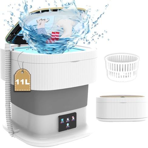 Amazon.com: MINANOV Mini Portable Washing Machine - Automatic Foldable ...