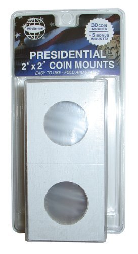 Presidential 2" X 2" Coin Mounts: 30 Pieces Plus +5 Bonus Mounts ...