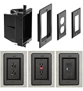 Recessed Electrical Box Single Gang for Wall Mount TV, Antenna, Phone ...