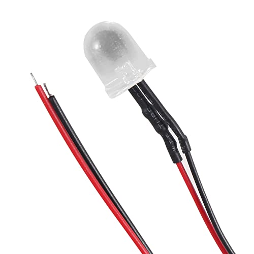 Snapklik.com : 30Pcs 10mm LED Lights Emitting Diodes Pre Wired DC 12V ...