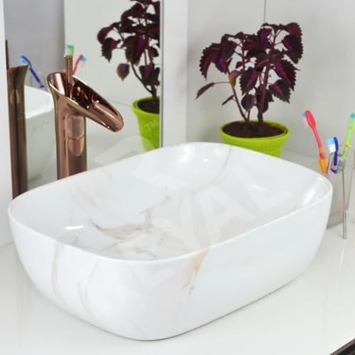 JAQUAR JDR (JAQUAR Designer Range) Series Table Top WASH Basin (White ...