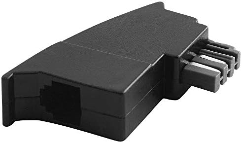 BestPlug Fax-Adapter, TAE-N Stecker männlich auf RJ11 Buchse Kupplung ...