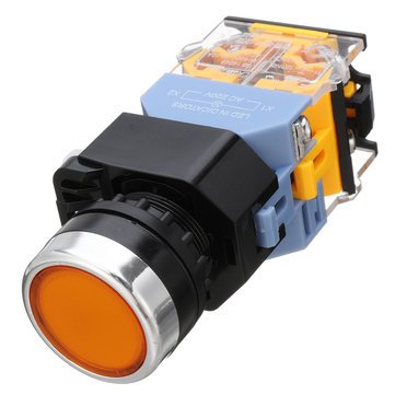 Generic 22Mm No+Nc Momentary Panel Mount Control Push Button Switch ...