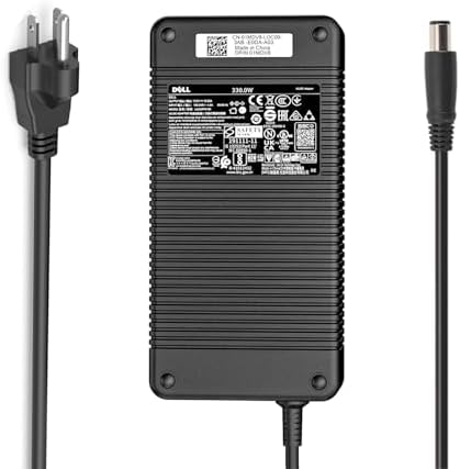 Amazon.com: 330W Genuine Charger for Dell Alienware x17 R1 R2, m17 R3 ...