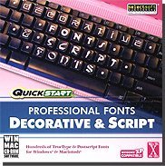 Quickstart: Fonts - Decorative & Script [Download] : Amazon.in: Software