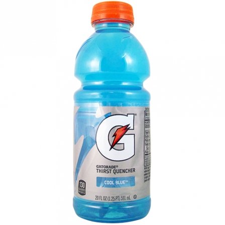 Gatorade G Series Cool Blue Raspberry 20OZ (591ml) - 1 Bottle : Amazon ...