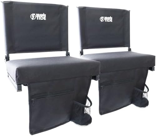 Amazon.com: Driftsun Extra Wide Stadium Seats with Back Support ...