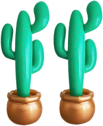 Amazon.com: GIFTEXPRESS 2 Pack Inflatable 76" Jumbo Cactus Prop Decor ...