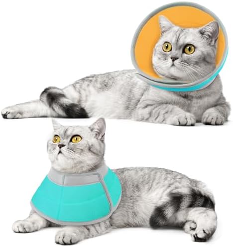 Amazon.com : Supet Cat Cone Collar Soft to Stop Licking, Cat Recovery ...