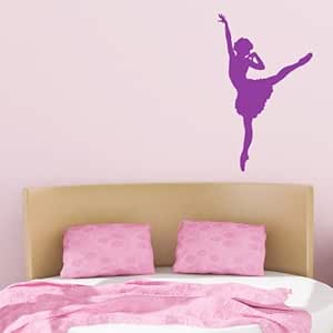 Amazon.com: Spartacus Art Graceful Ballerina Wall Sticker/Decal ...