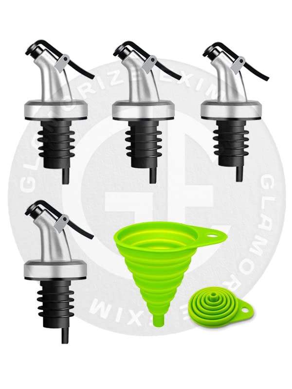 Glamorize Oil Bottle Cap Dispenser Nozzle Stopper Pourer Leak-Proof Oil ...