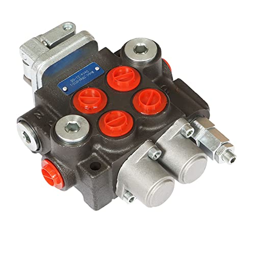 kimllier Hydraulic Valve 2 Spool 11 GPM 3600 PSI BSPP Ports Hydraulic ...