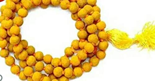 Buy Haldi mala/Shree baglamukhi mala 108 Beads Online at Low Prices in ...