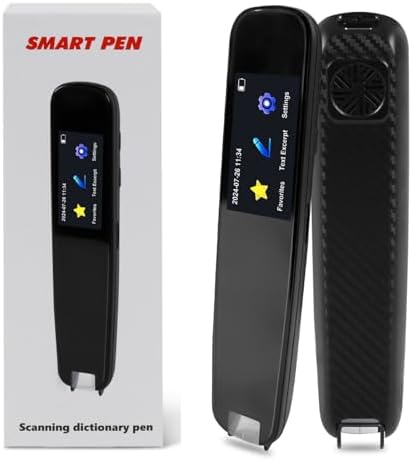 Scan Reader Pen, 112 Languages Smart Digital Reading Pen, Scan ...