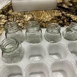 Amazon.com: Woaiwo-q Mini Glass Honey Jars, 2 oz 48 Pack Glass Honey Jars with Wooden Dippers ...