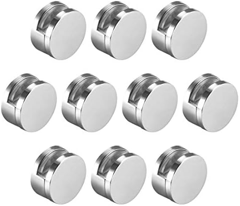 Amazon.com: uxcell Mirror Clips - Zinc Alloy Glass Clips Clamps Holder ...
